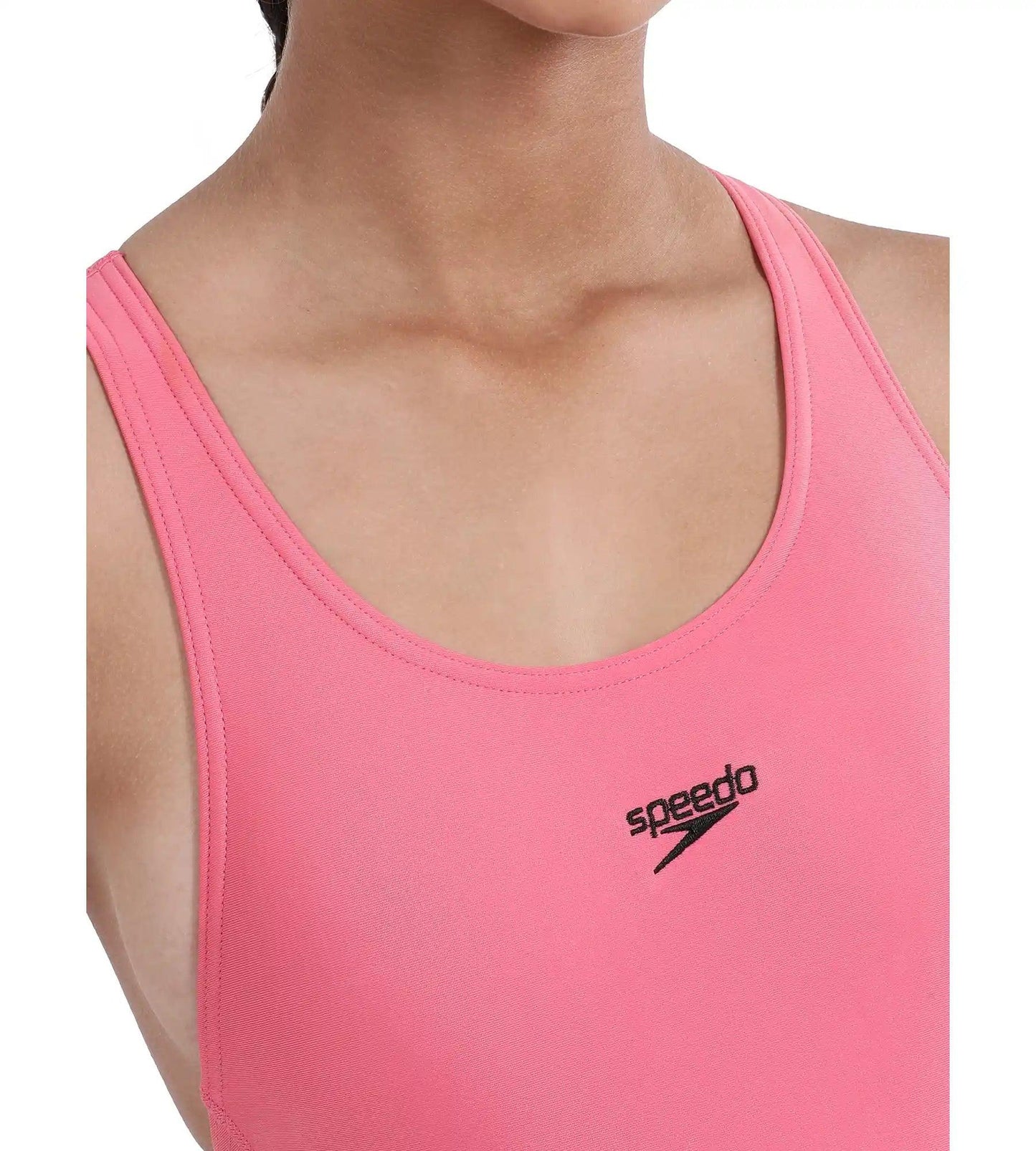 Buy Speedo Lycra Racerback Fandango-Pink-Black Swimwear Online | Speedo ...