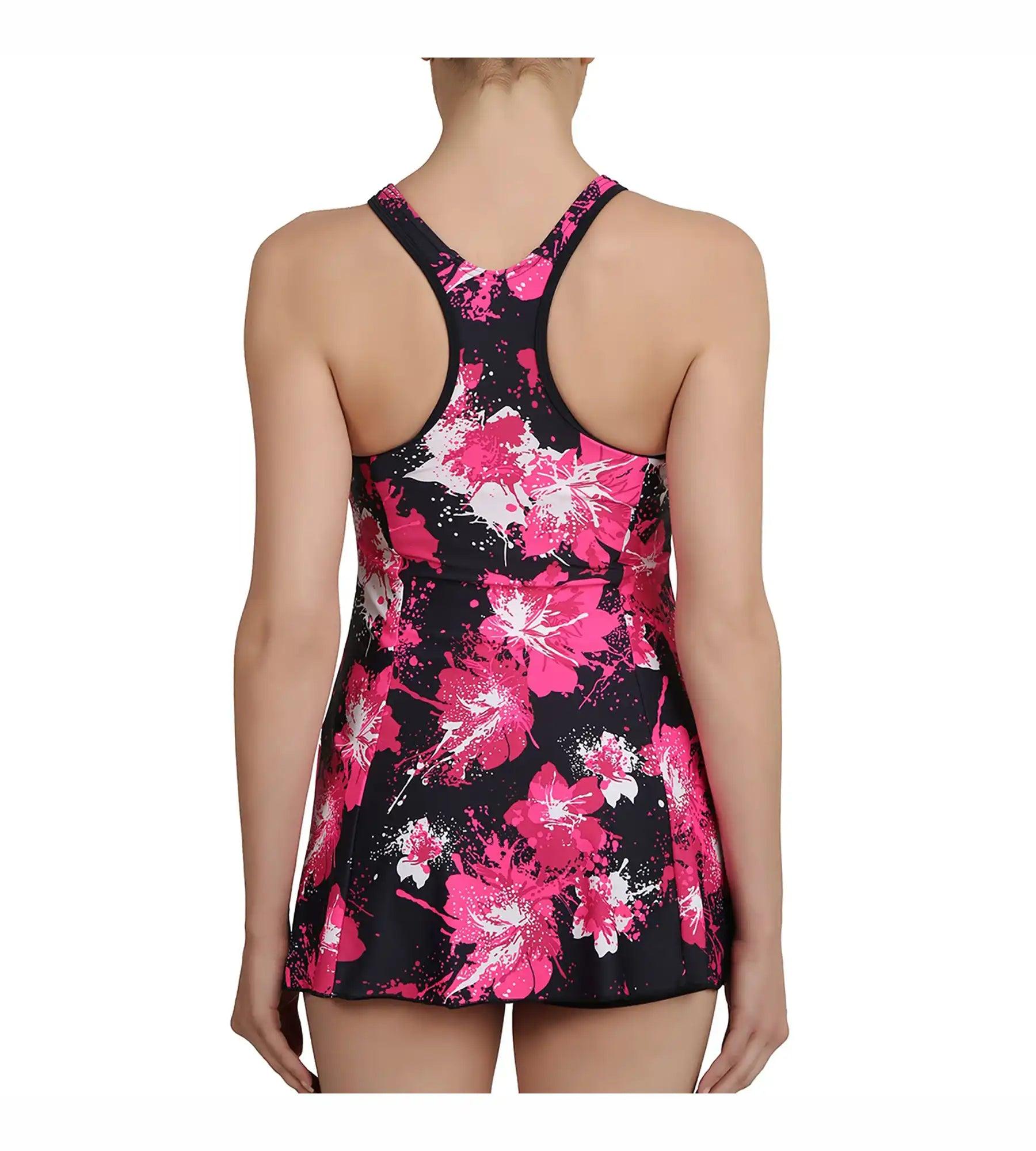 Buy Speedo Racerback Swimdress Speedo Navy-Fluo Pink-Magenta-White ...
