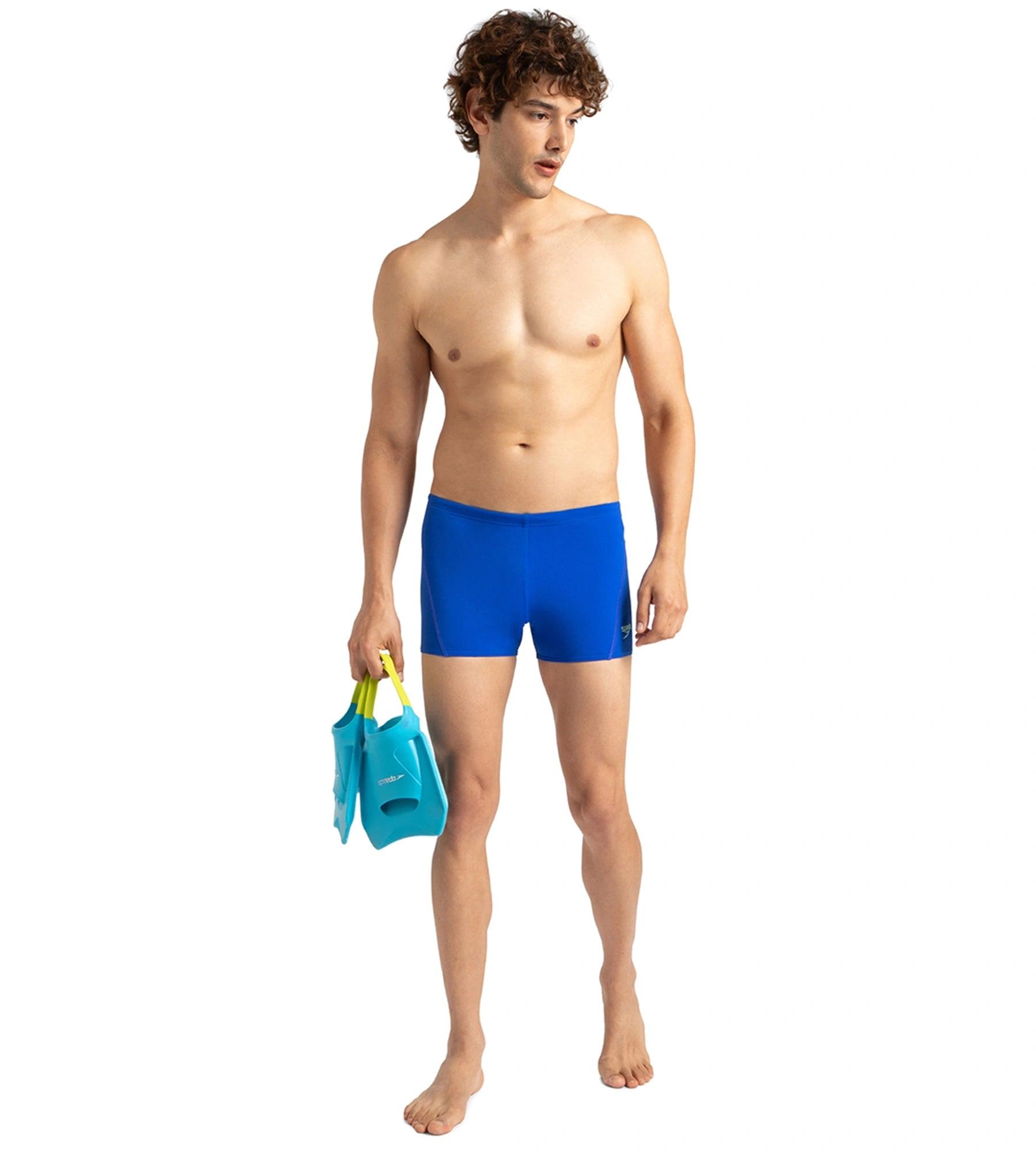 Buy Speedo Male Essential Splice Aquashort Beautiful Blue-Green Glow ...