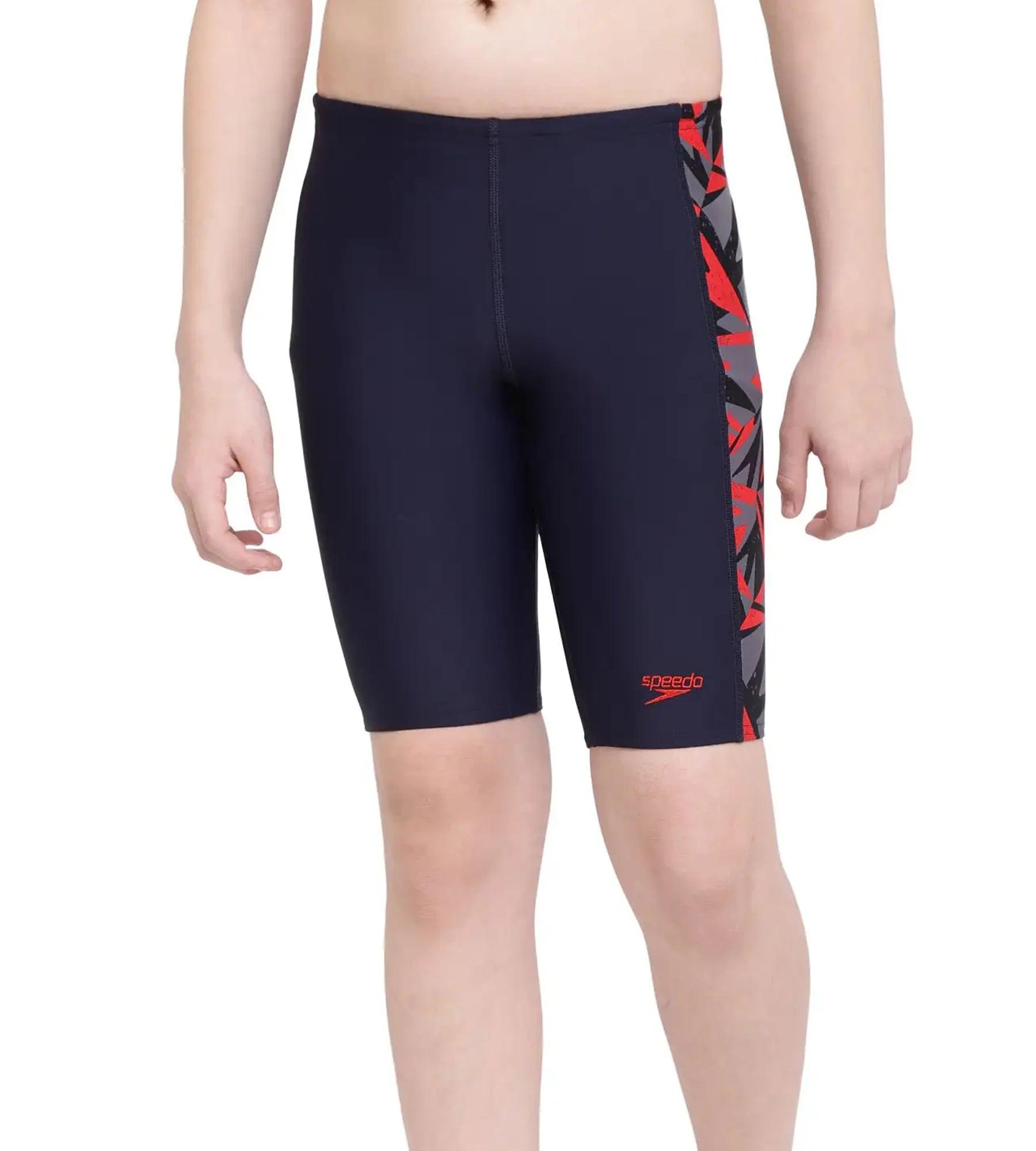 Buy Speedo Boys Hyper Boom Jammer True Navy-Fed Red-Dove Grey Swimwear ...