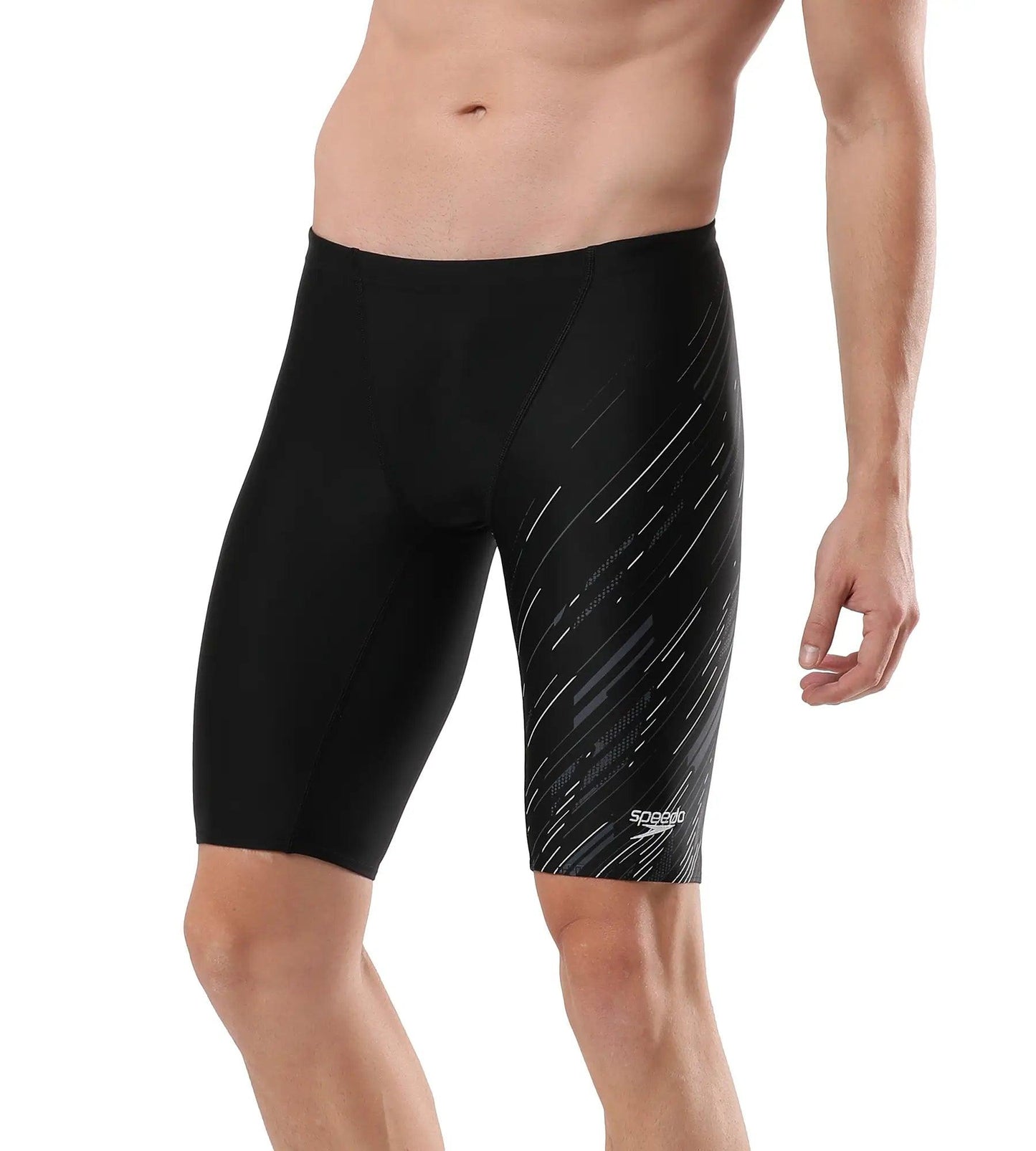 Buy Speedo Hyper Boom V Cut Jammer Black-Usa-Charcoal-White Swimwear Online | Speedo India