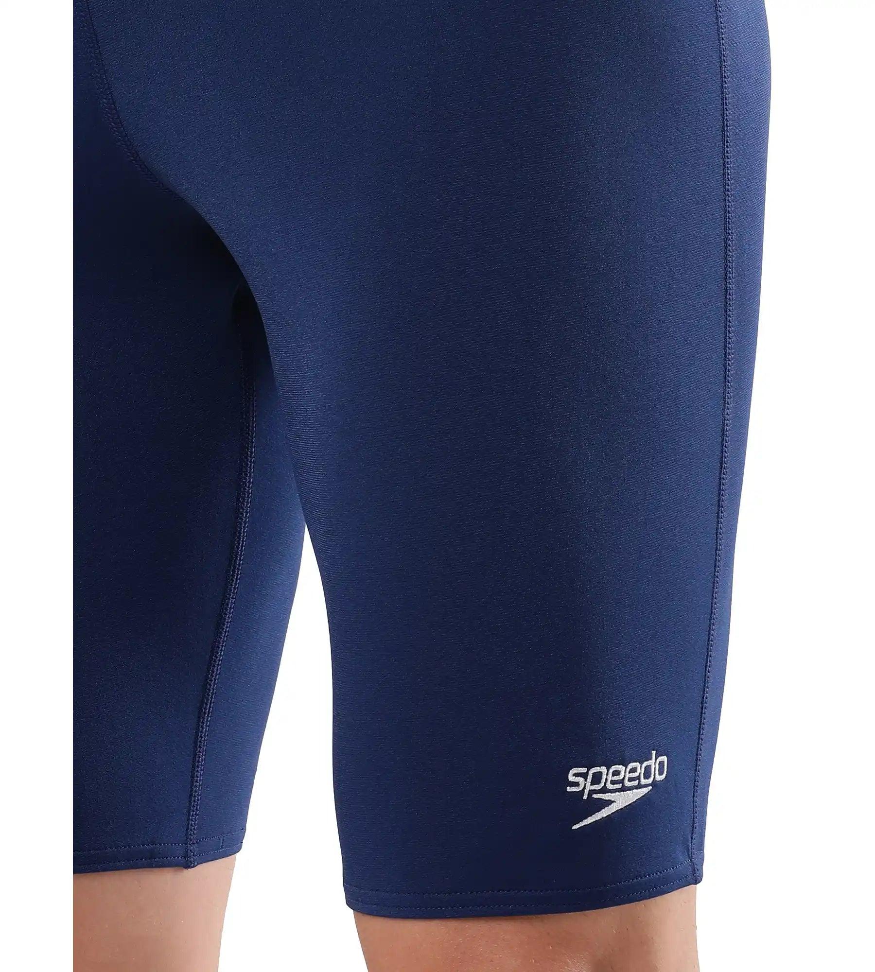 Buy Speedo Essential Endurance Plus Jammer Cerulean-Blue-White Swimwear Online | Speedo India