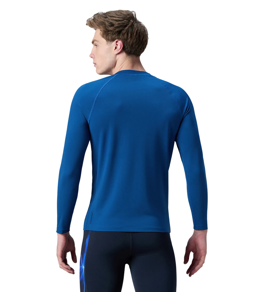 Buy Speedo Men's Endurance+ Long Sleeve Performance Suntop - Aegean ...