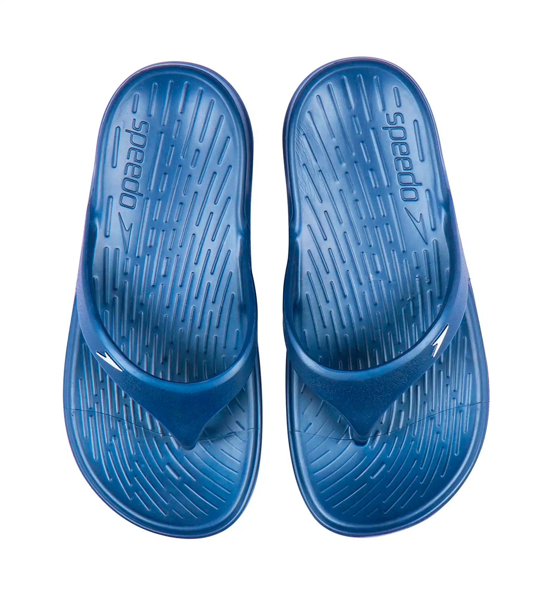 Buy Speedo Single Colour Thong Navy-White Footwear Online| Speedo India