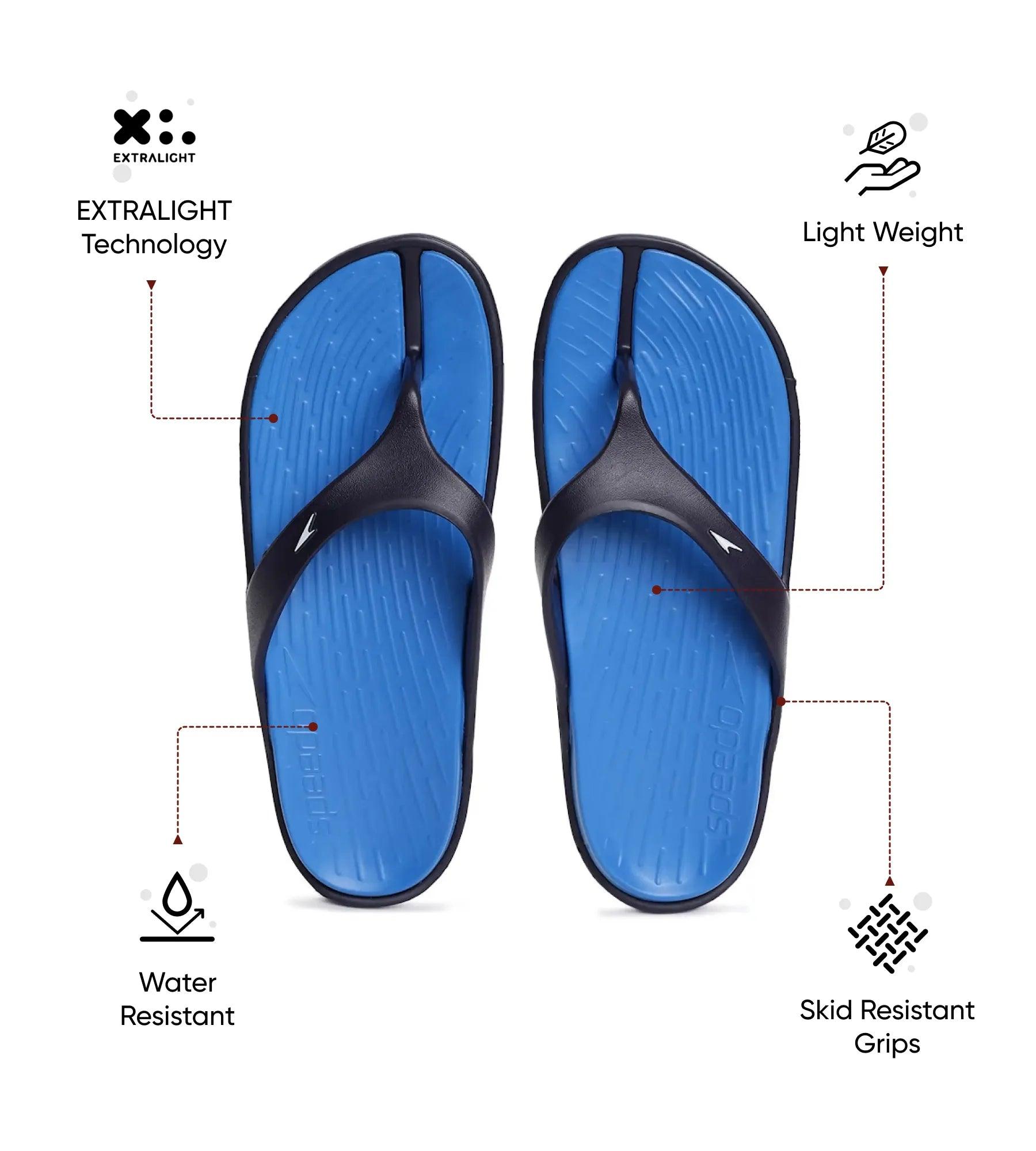 Buy Speedo Dual Colour Thong Blue Flame-True Navy-White Footwear Online ...