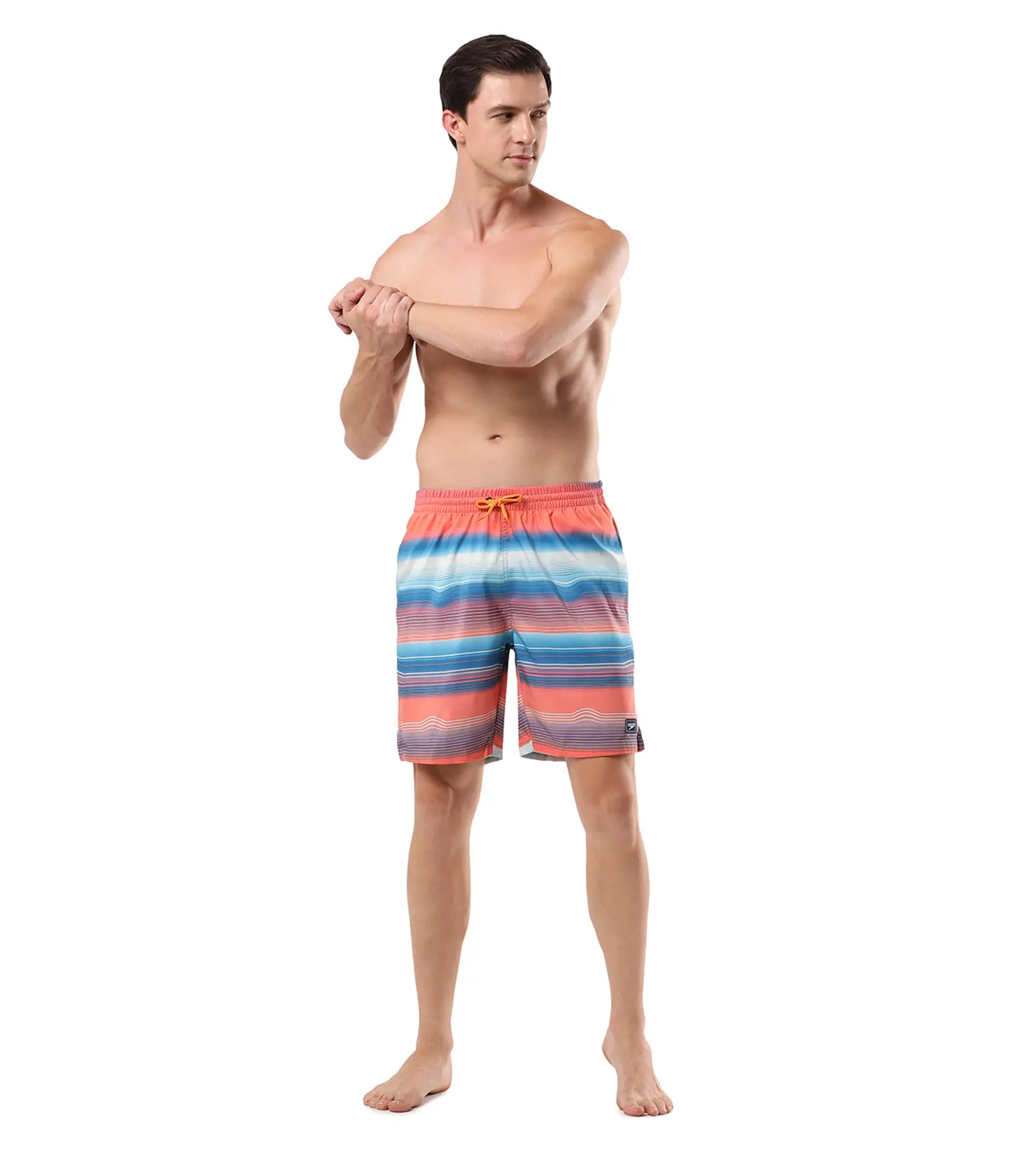 Buy Speedo Placement Leisure One8" Watershorts Pumpkin-Spice-Fandango ...