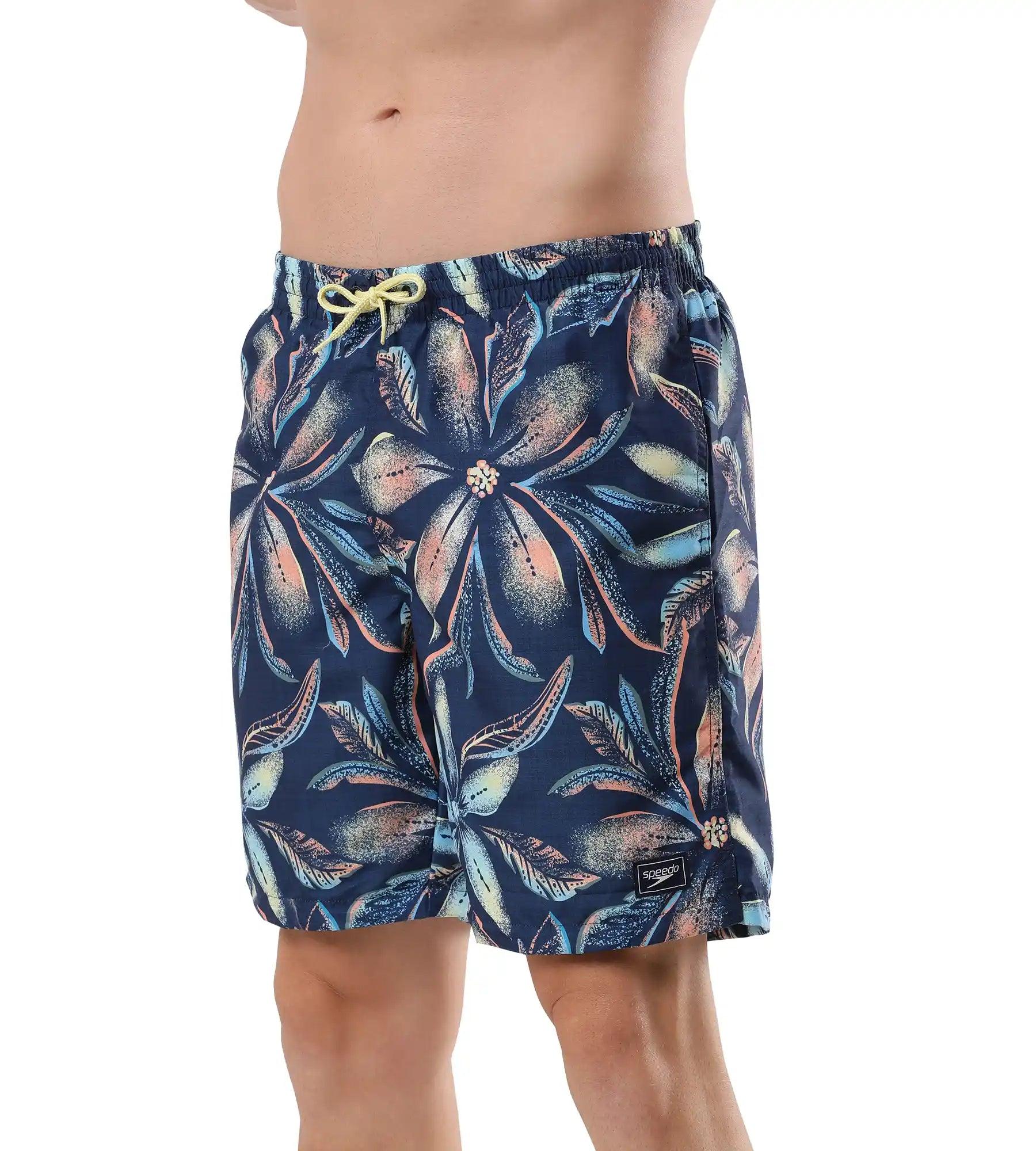 Buy Speedo Digital Print Leisure One8" Watershorts Pure-Blue ...