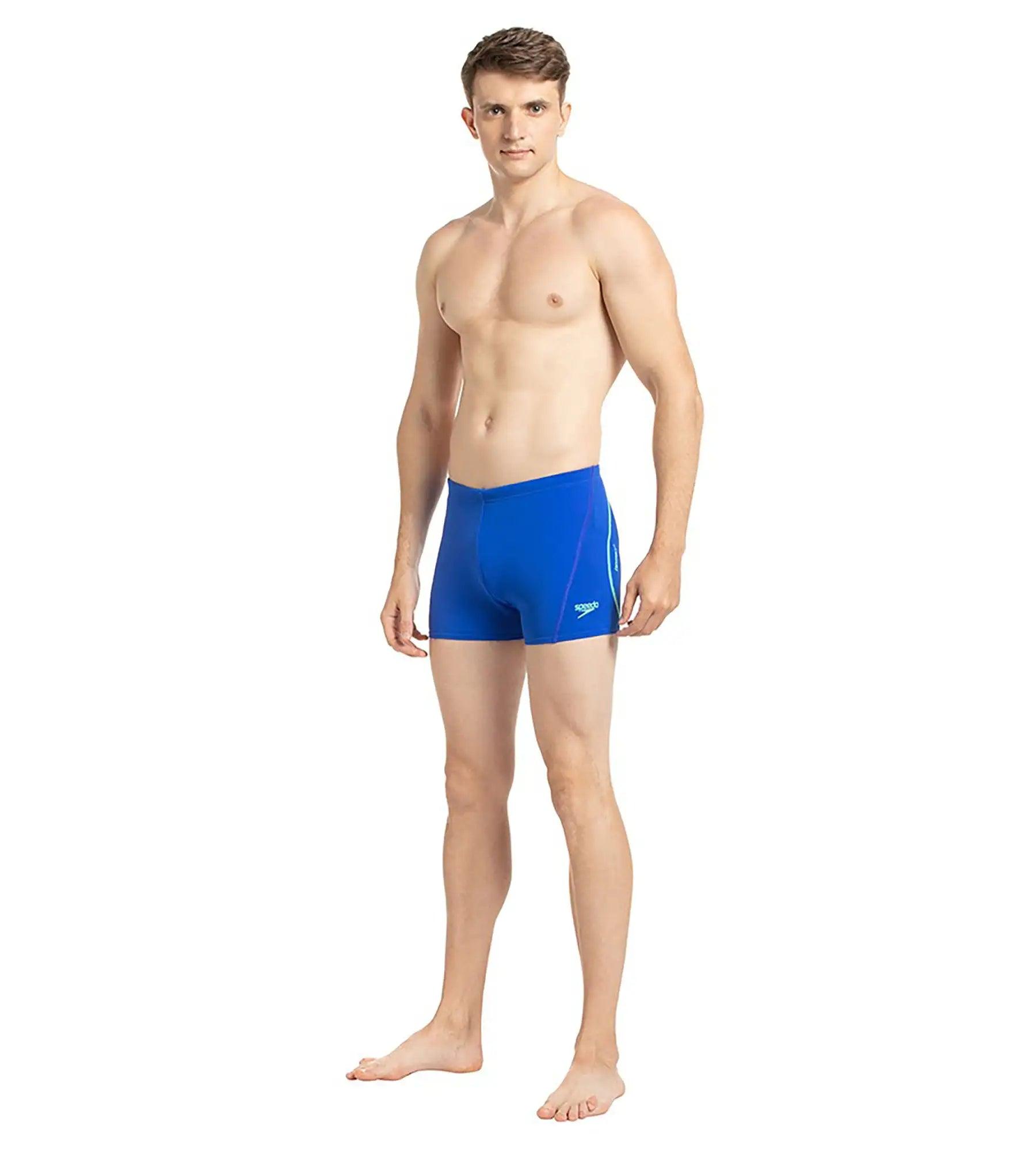 Buy Speedo Male Essential Splice Aquashort Beautiful Blue-Green Glow ...