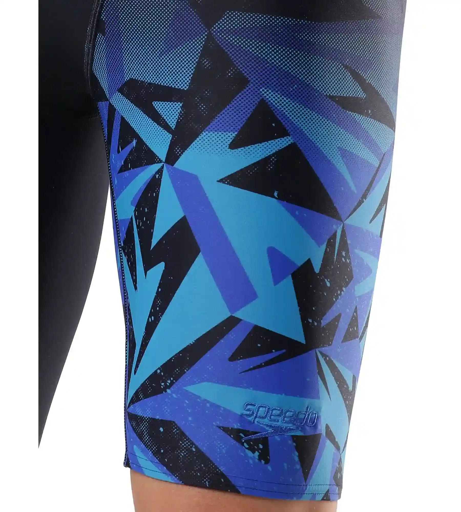 Buy Speedo Hyper Boom V Cut Jammer True Navy-Blue Flame-Pool Swimwear ...