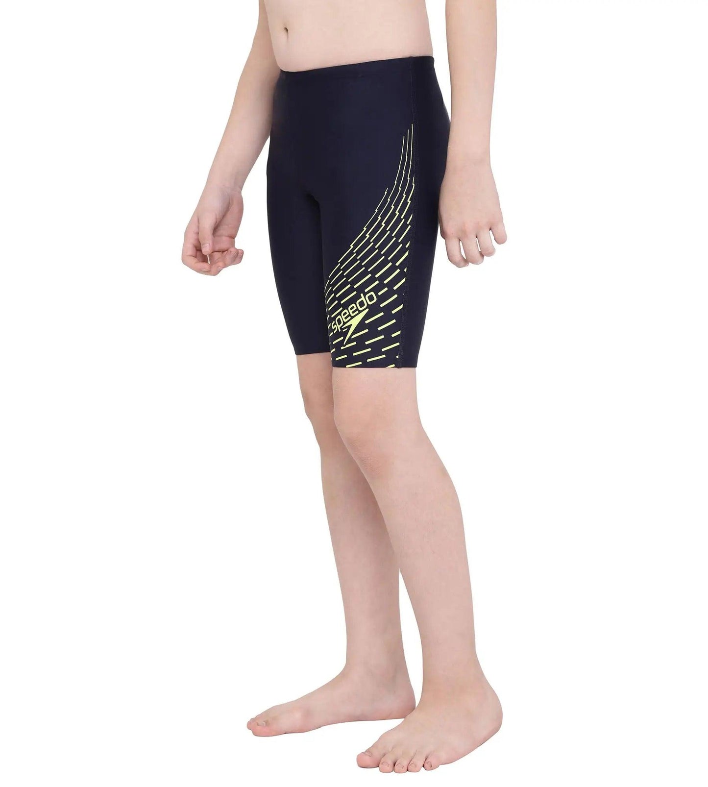 Buy Speedo Boys Medley Logo Jammer True Navy-Spritz Swimwear Online ...