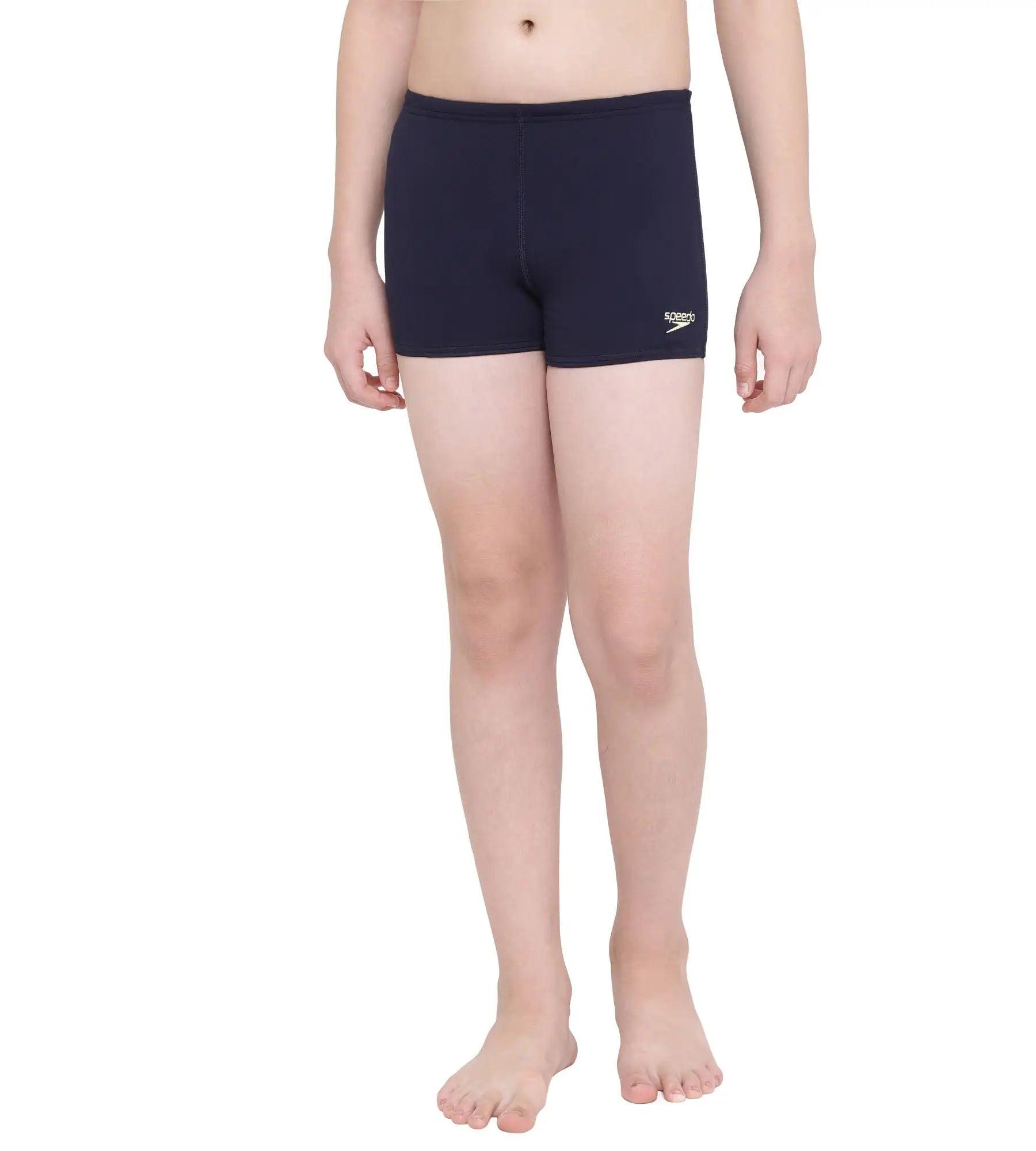 Buy Speedo Boys Essential Endurance Aquashorts True Navy-Spritz ...