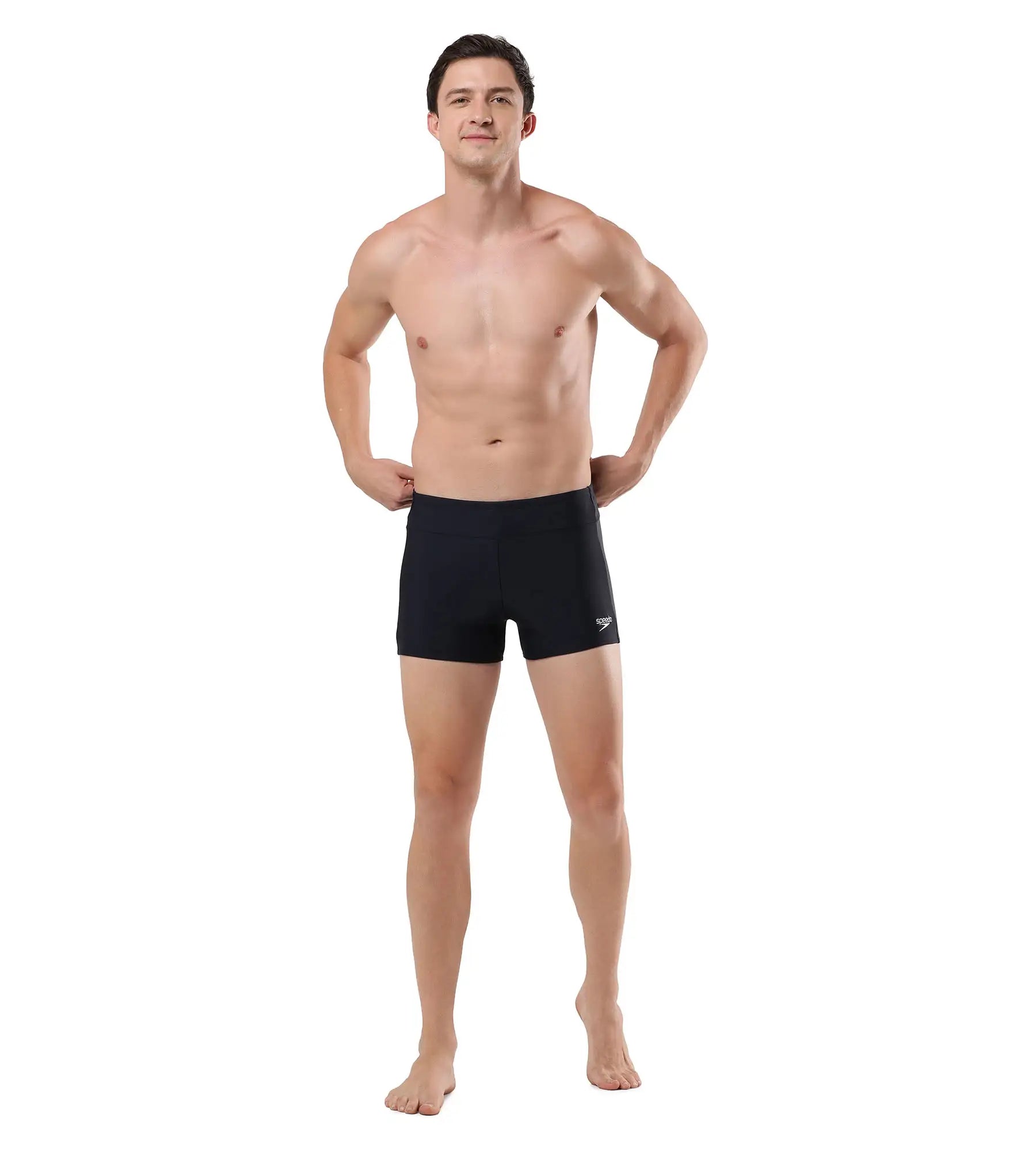 Buy Speedo Essential Houston Aquashort True Navy-White Swimwear Online ...