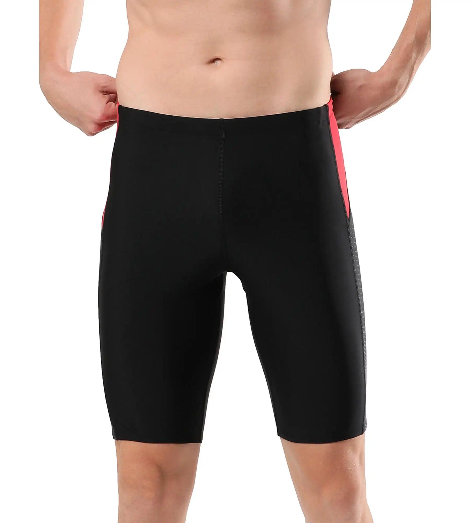 Buy Speedo Adult Male Dive Jammer Black-Fed Red-Dove Grey Swimwear ...