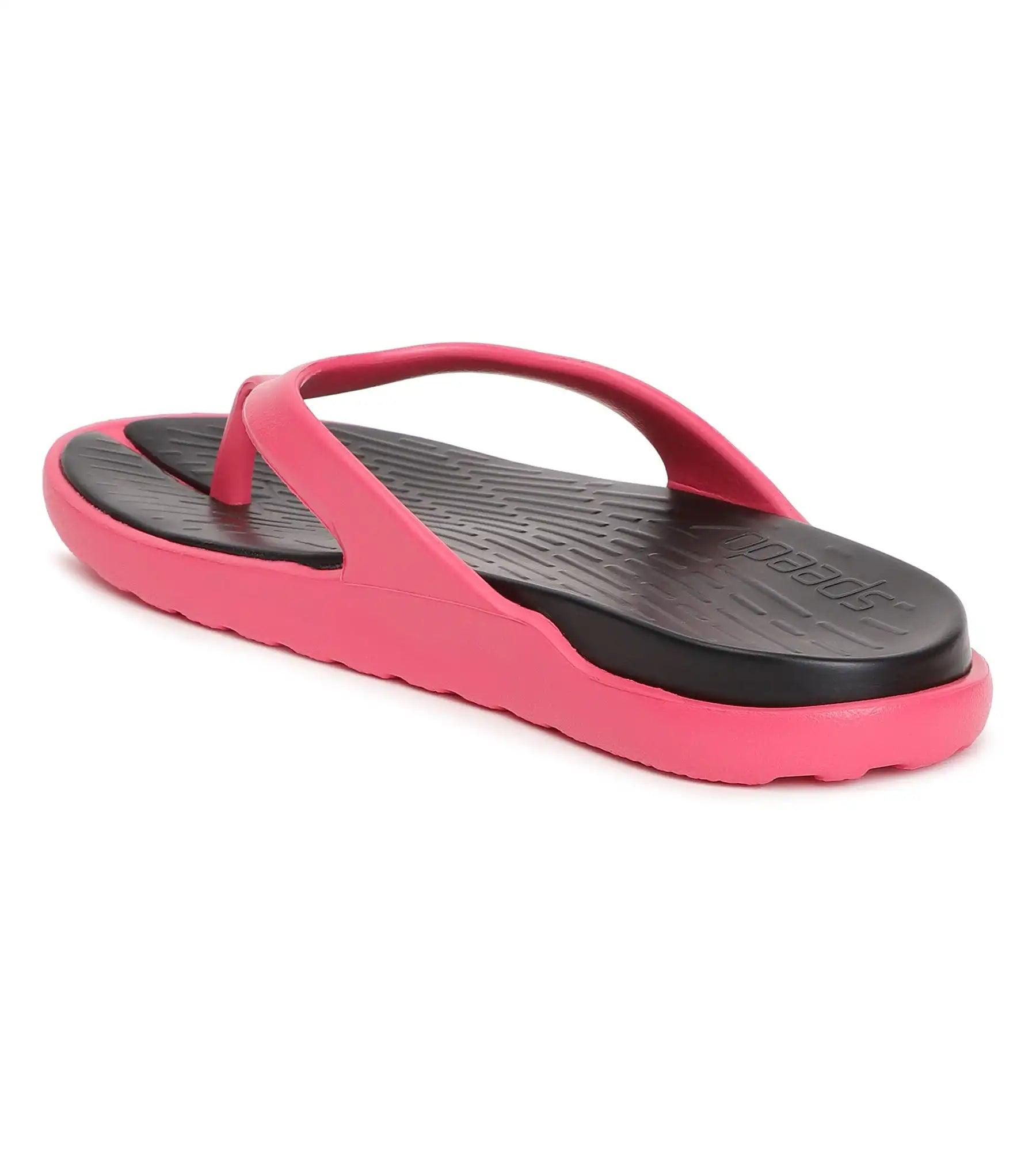 Buy Speedo Dual Colour Thong Black-Raspberry Fill Footwear Online ...