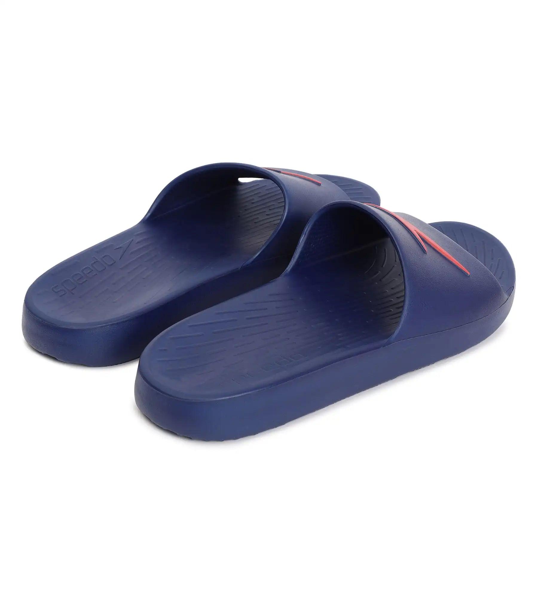 Buy Speedo Single Colour Slide Ammonite-Fed Red Footwear Online ...