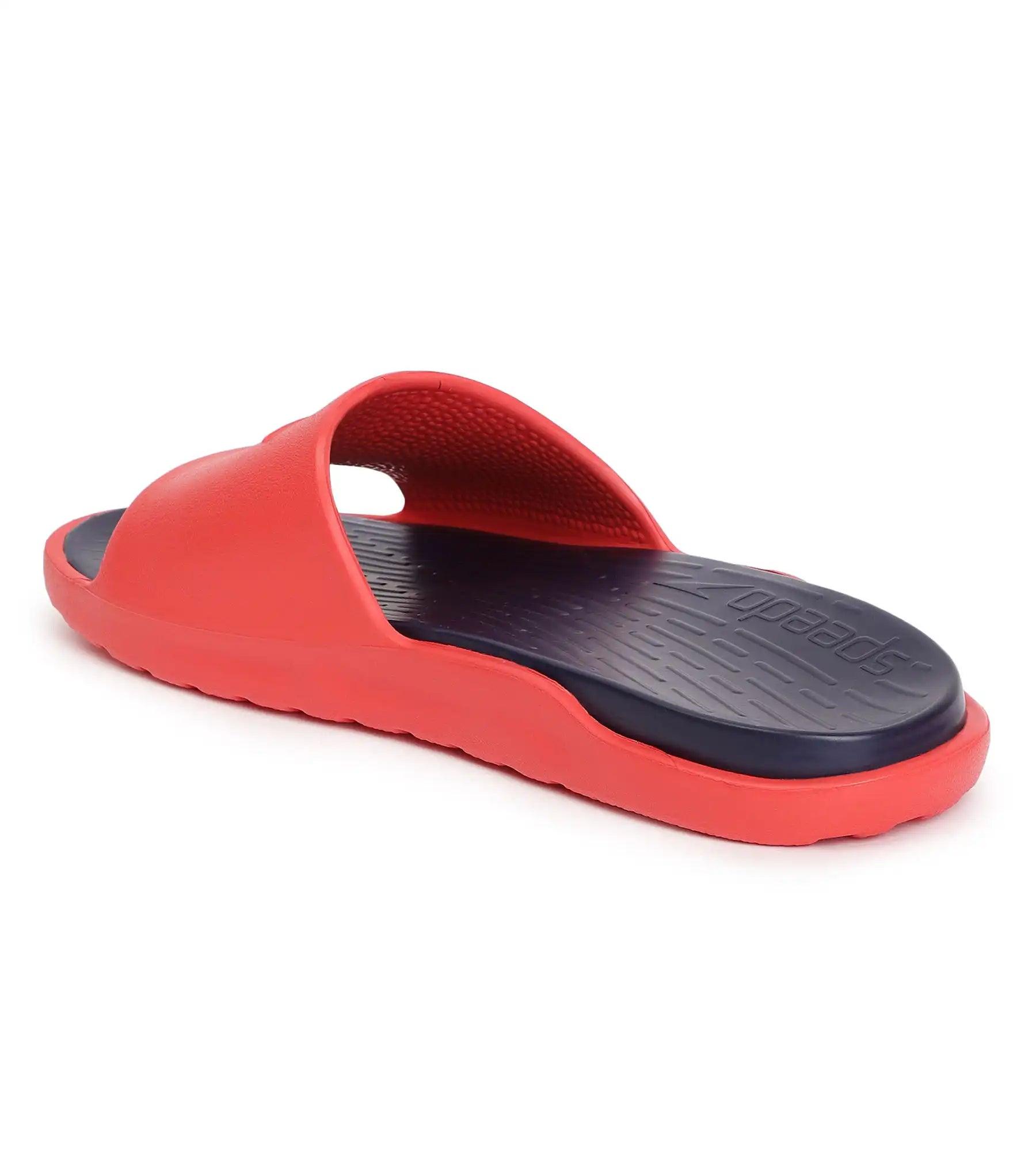 Buy Speedo Dual Colour Slide True Navy-Fed Red-White Footwear Online ...
